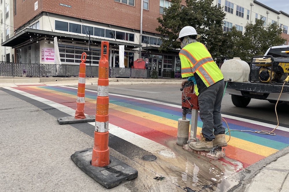San Antonio begins work to remove its rainbow crosswalks - San Antonio ...