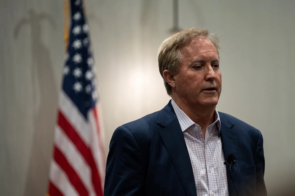 Paxton sues Denton to block gender-neutral changing rooms at Pride pool ...